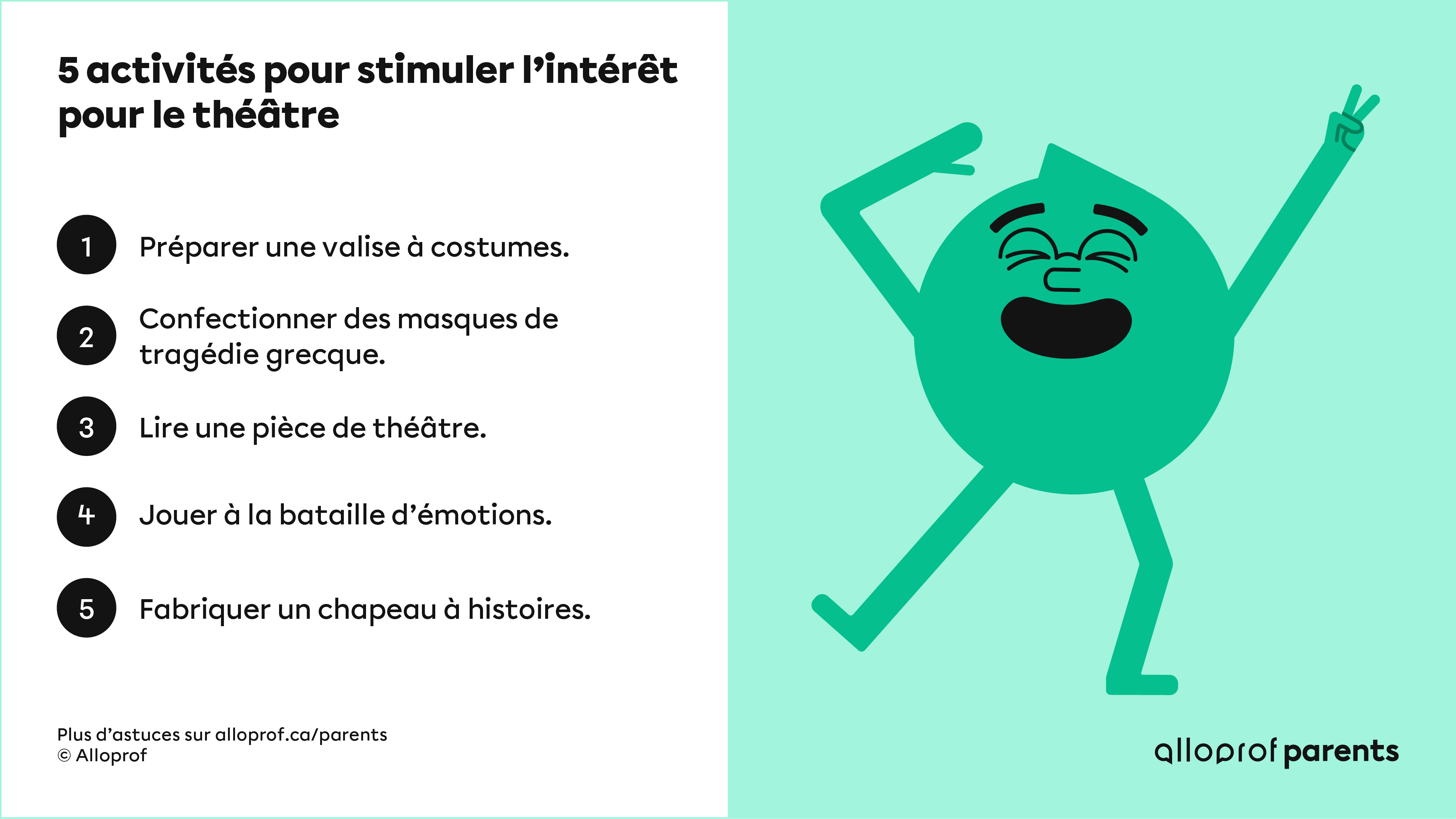 Saines habitudes de vie et activités pédagogiques | Alloprof Parents