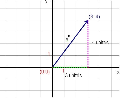 Les composantes d'un vecteur | Alloprof