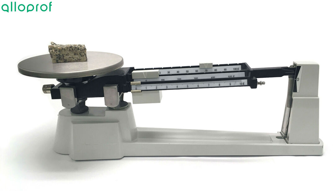 The Mass Measurement of a Solid | Alloprof