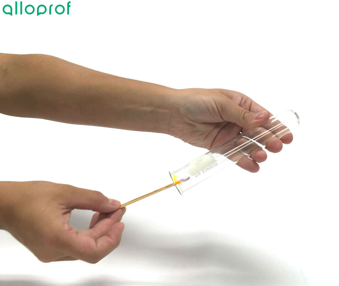 Identification Tests for Certain Gases | Secondaire | Alloprof