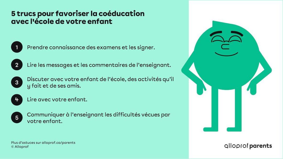 Avoir une bonne communication avec l'enseignant de mon enfant | Alloprof