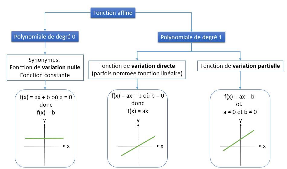 Les fonctions polynomiales de degré 0 et 1 (affines et linéaires ...