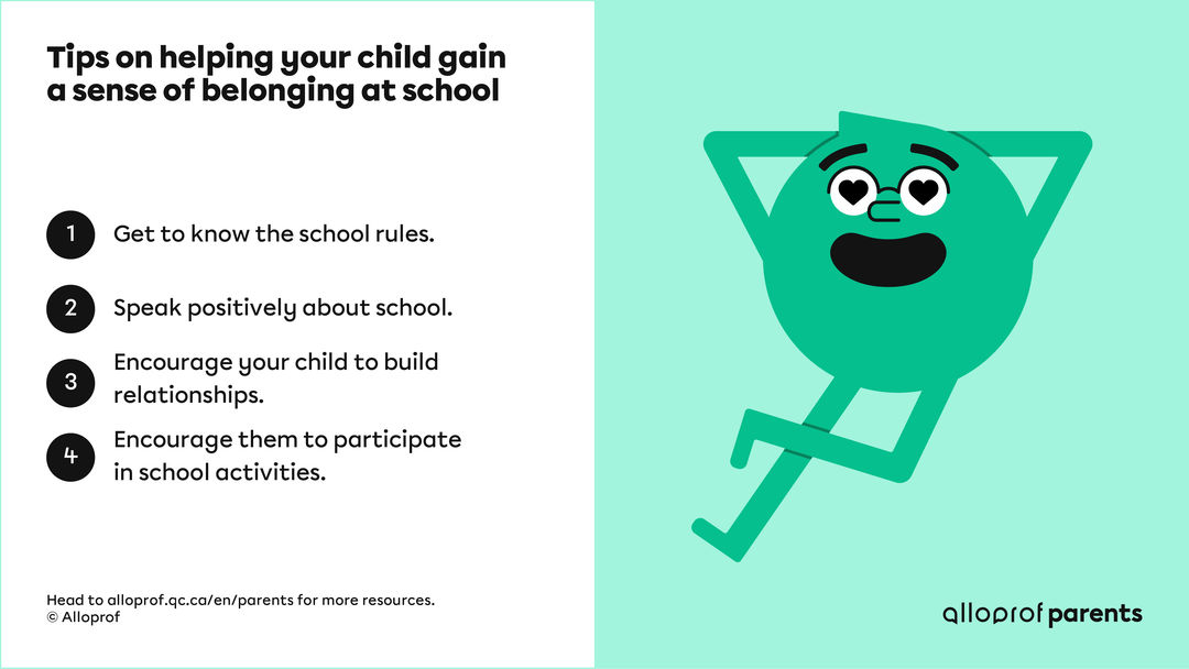 Cultivating your child’s sense of belonging at school | Alloprof