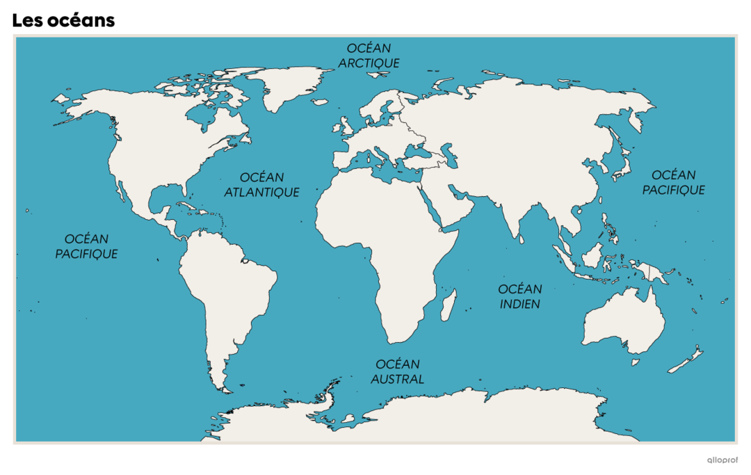 Les océans | Secondaire | Alloprof