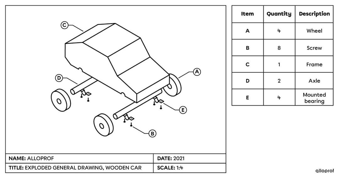 Engineering Drawings | Secondaire | Alloprof