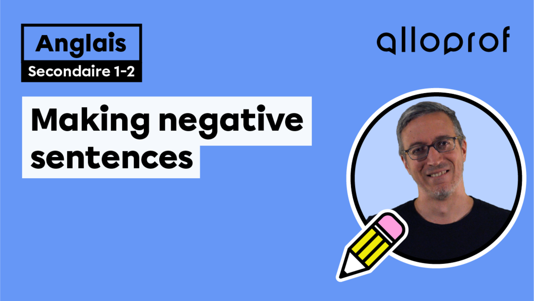 Sentences | Secondaire | Alloprof