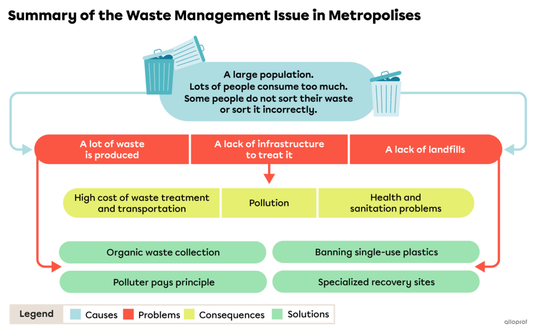 The Waste Management Issue in Metropolises | Secondaire | Alloprof