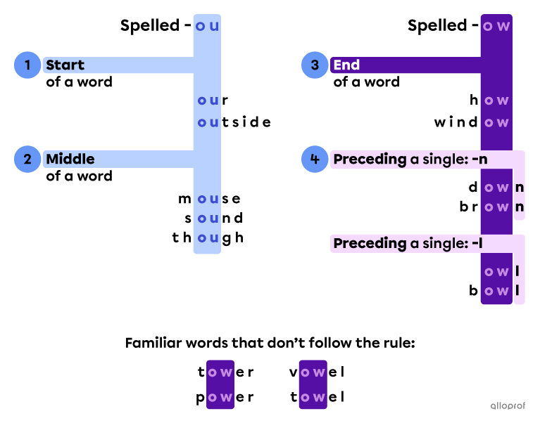Sound & Spelling—Spelling Rules | Alloprof