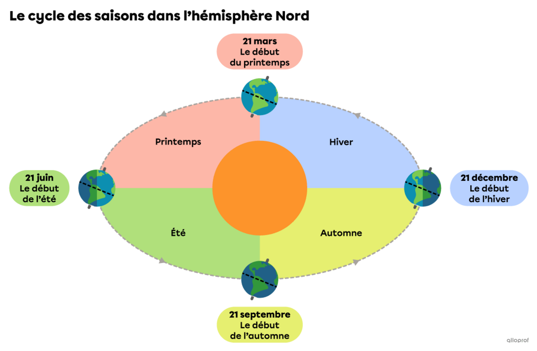 Le cycle des saisons | Primaire | Alloprof
