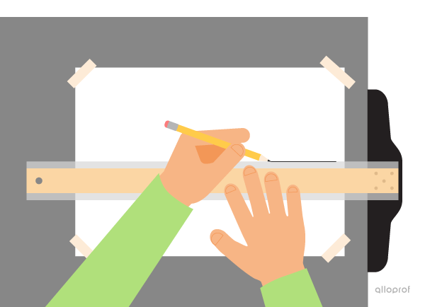 Drawing Horizontal and Vertical Lines | Alloprof