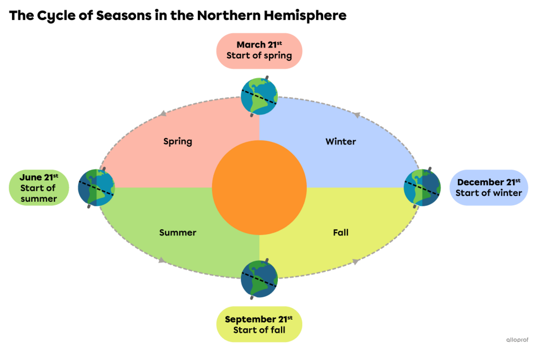 Seasons | Elementary | Alloprof