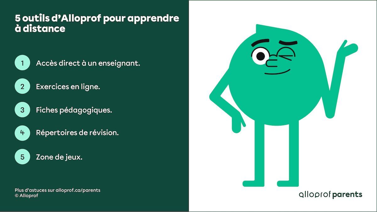 5 outils d’Alloprof pour apprendre à distance | Alloprof