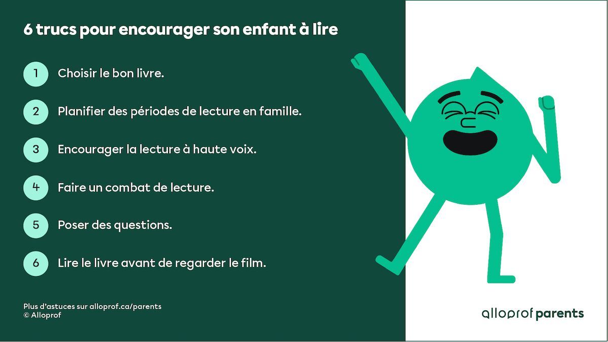 Astuces pour inciter son enfant à lire | Alloprof
