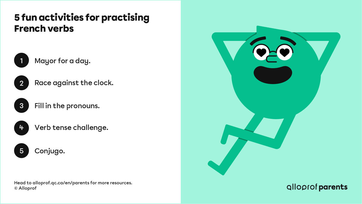 5 fun activities for practising French verb conjugation