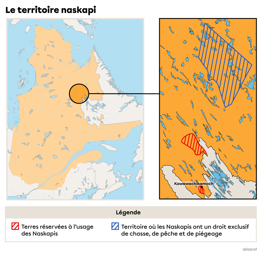 Le territoire des Naskapis du Québec | Secondaire | Alloprof
