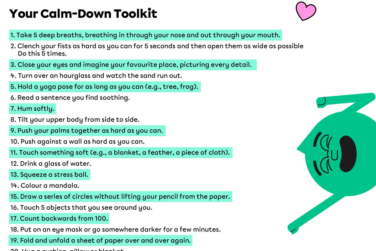 Your Calm-Down Toolkit | Alloprof