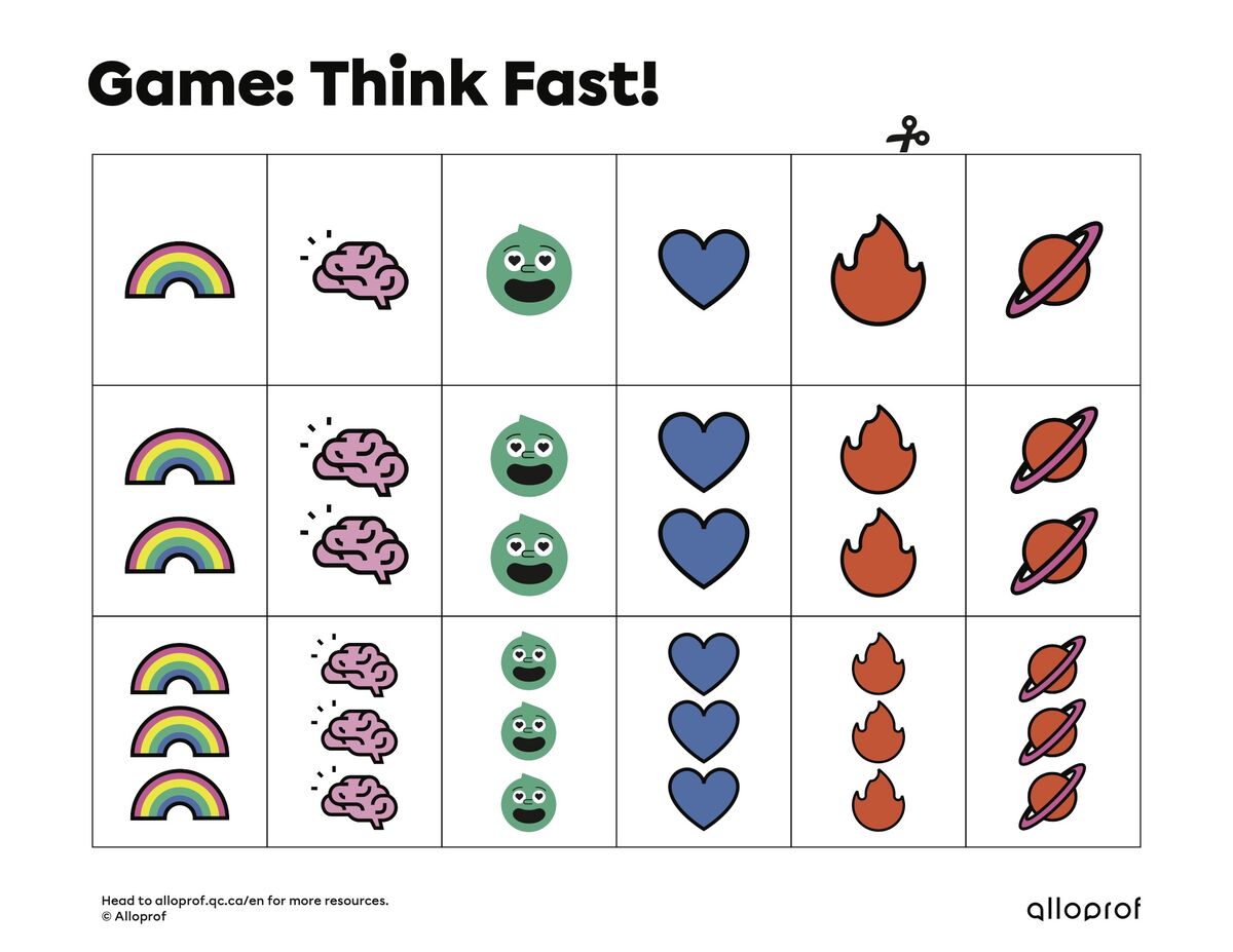 Game: Think fast! | Alloprof