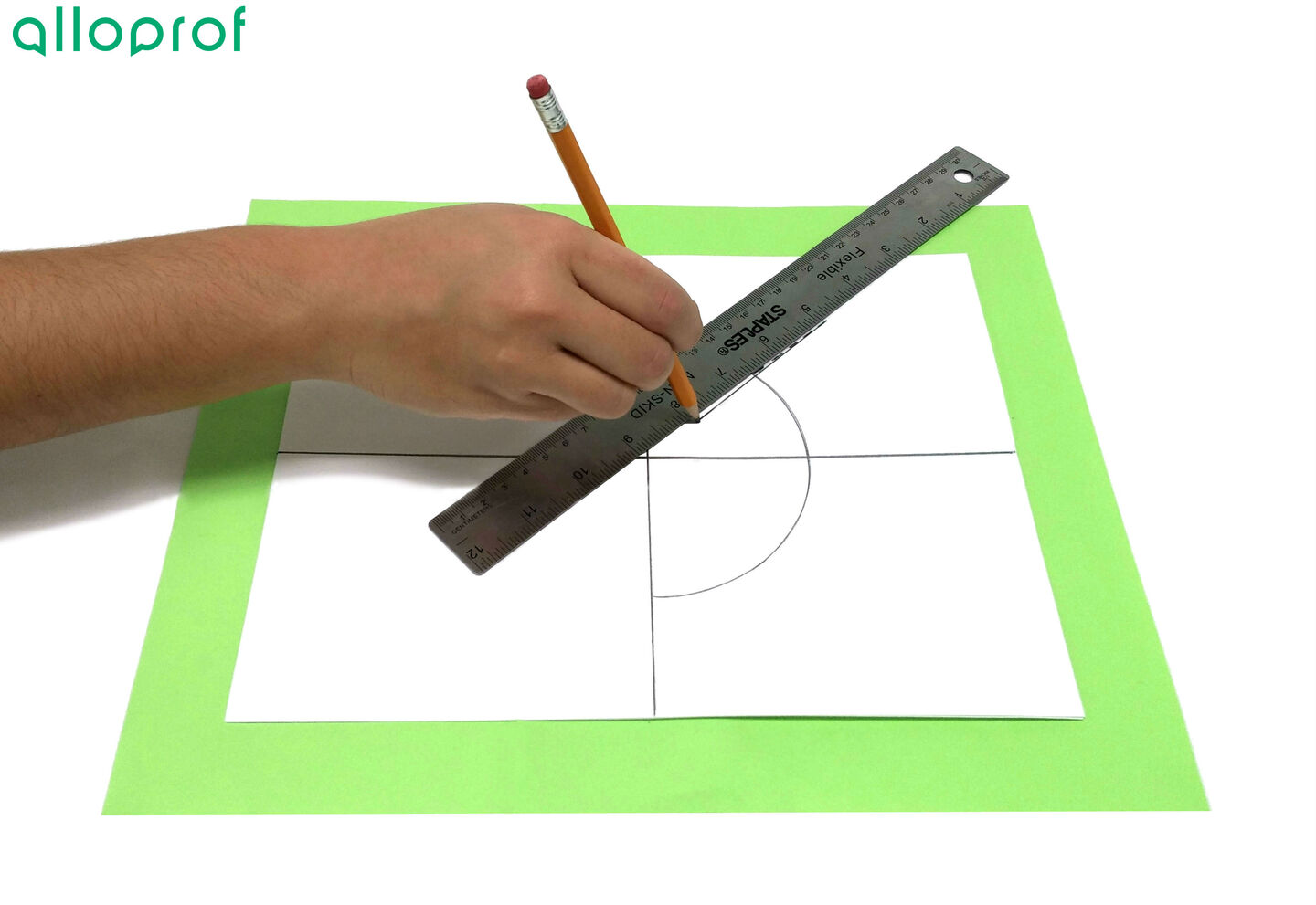 La méthode pour trouver l'angle critique | Alloprof