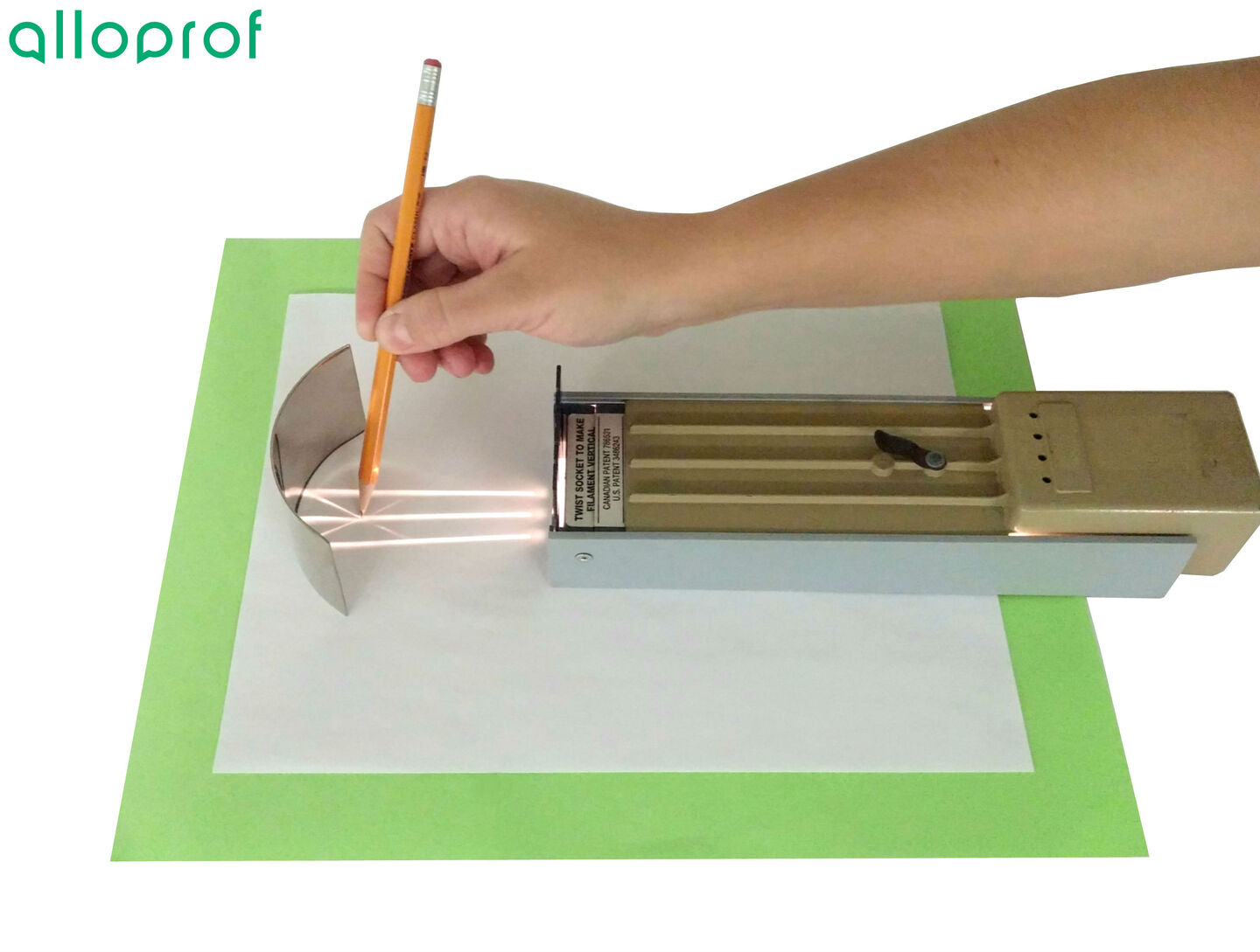 Method for Finding the Focal Length in a Mirror | Secondary | Alloprof