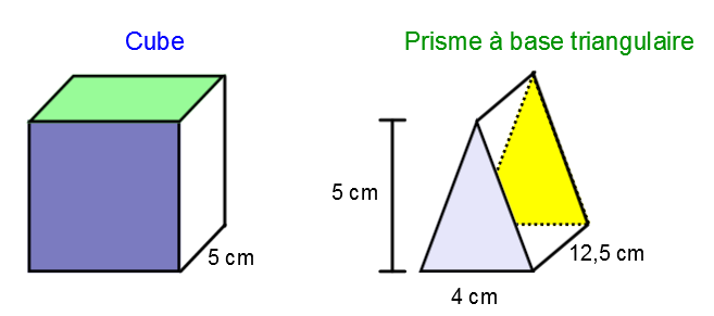 Les solides semblables, isométriques et équivalents | Alloprof