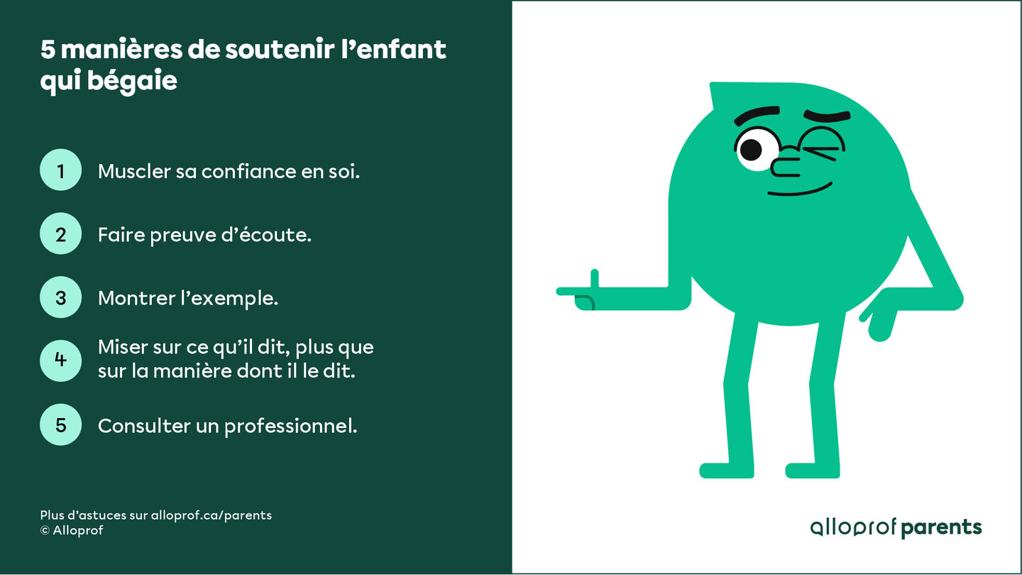 Mon enfant bégaie : comment l'aider? | Alloprof