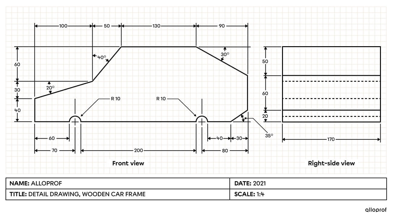Engineering Drawings | Secondaire | Alloprof
