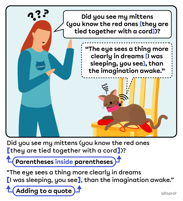Punctuation—Parentheses ( ) & Brackets [ ] | Alloprof