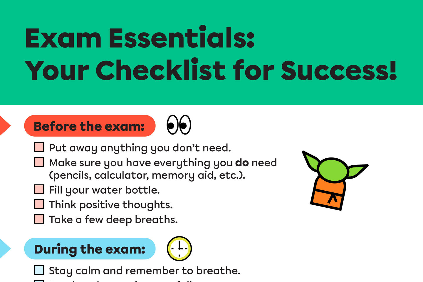 Exam Essentials: Your Checklist for Success! | Alloprof