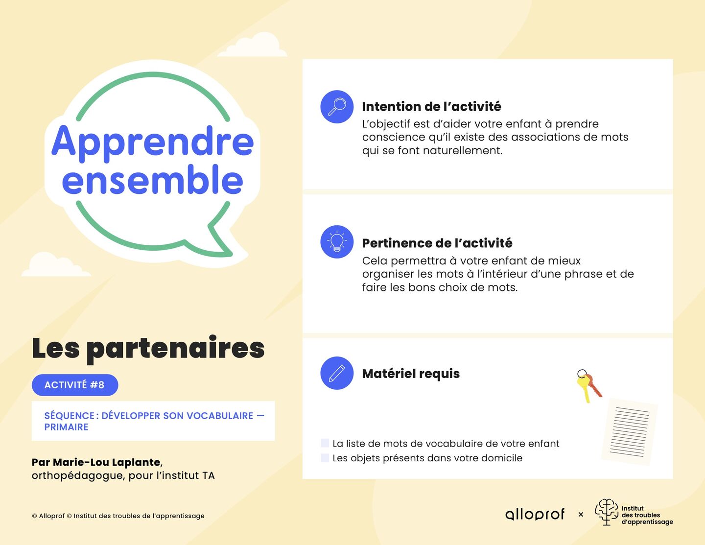 Développer son vocabulaire au primaire | Alloprof