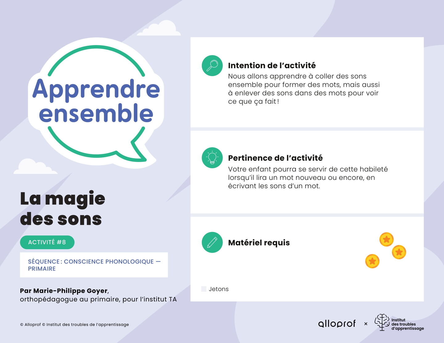Conscience phonologique au primaire | Alloprof