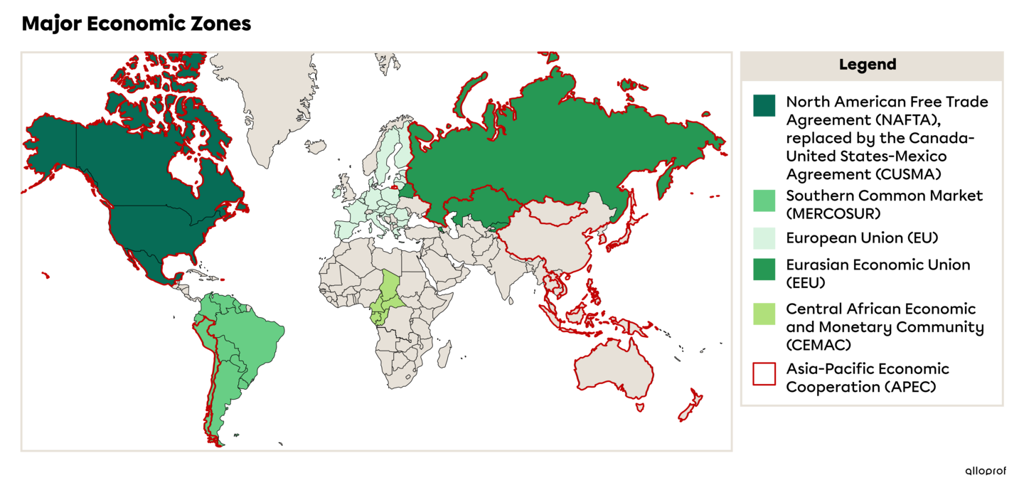 Economic Zones | Alloprof