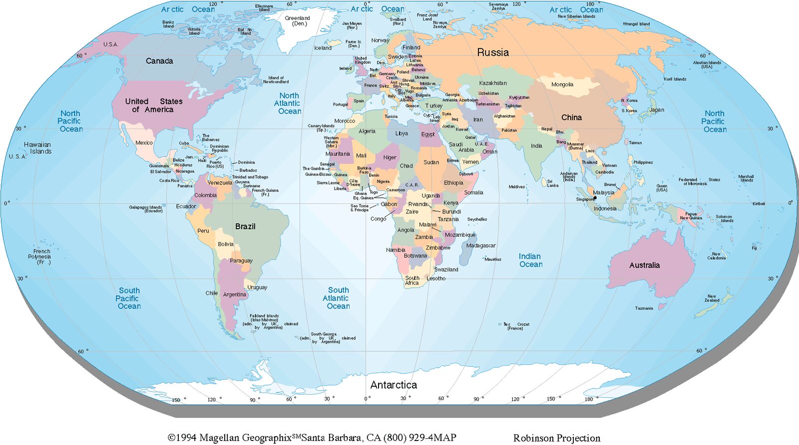 Le planisphère | Alloprof