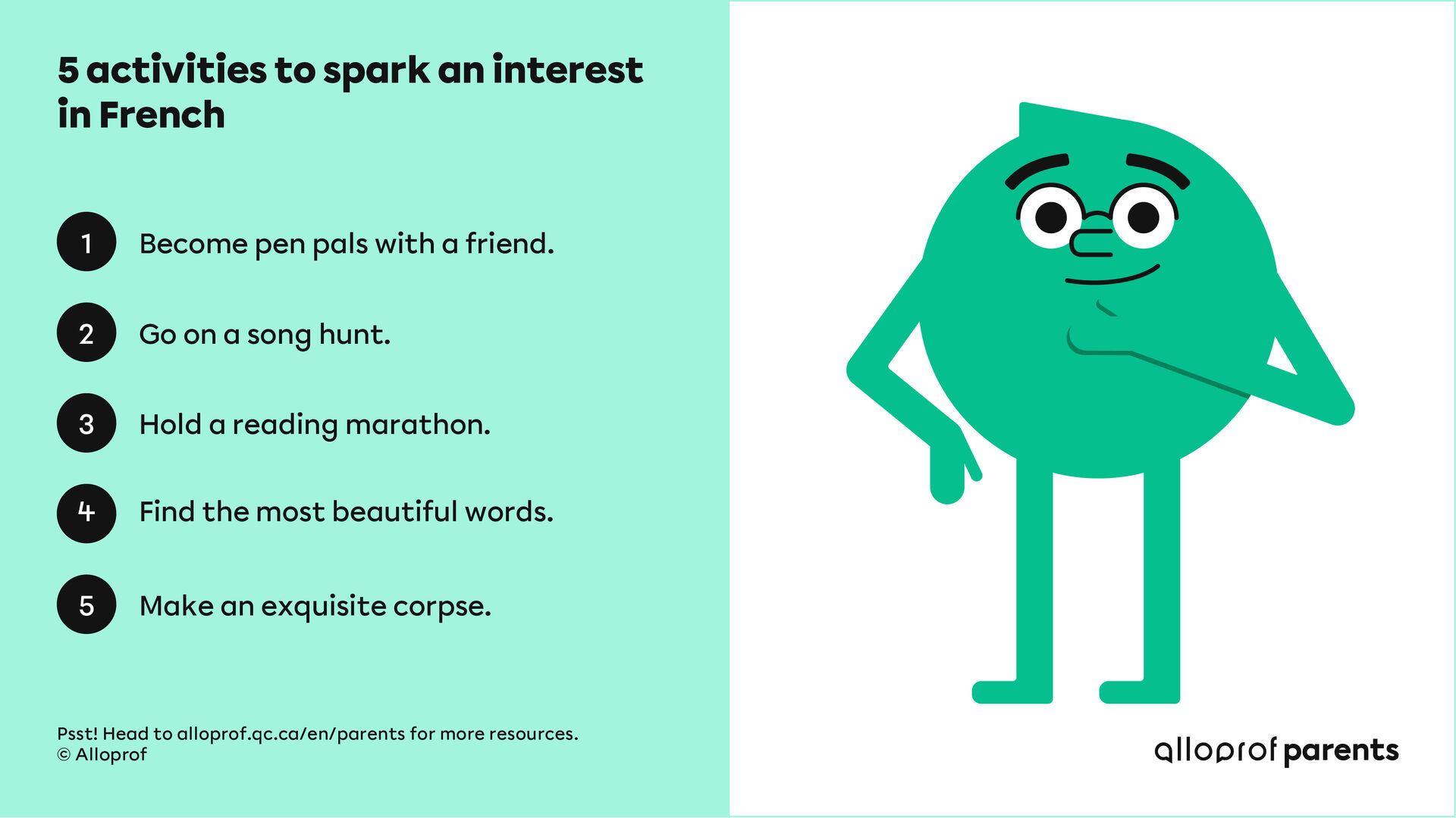 5 activités pour stimuler l’intérêt pour le français | Alloprof