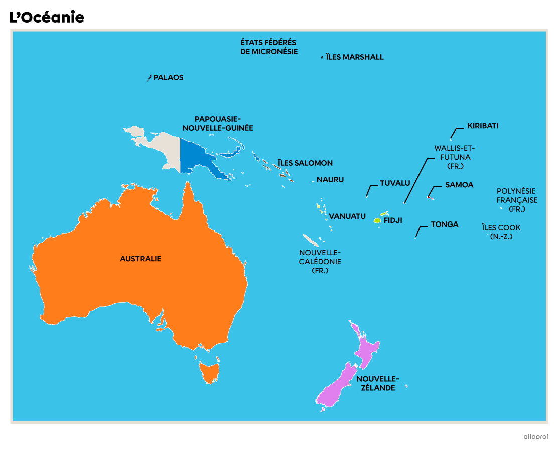 Les continents | Secondaire | Alloprof
