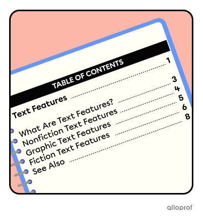 Text Features | Secondaire | Alloprof
