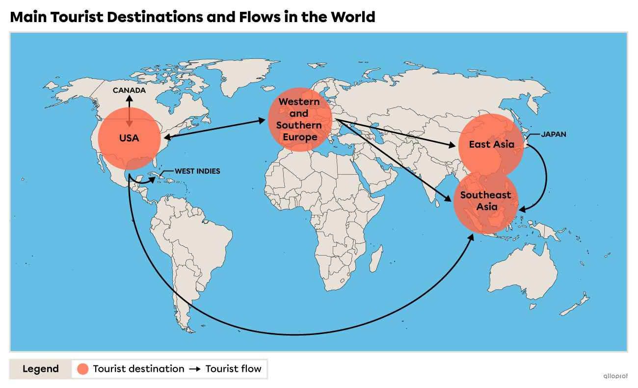 Tourist Regions | Secondaire | Alloprof