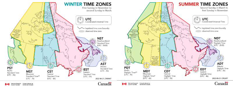 Time Zones | Secondaire | Alloprof