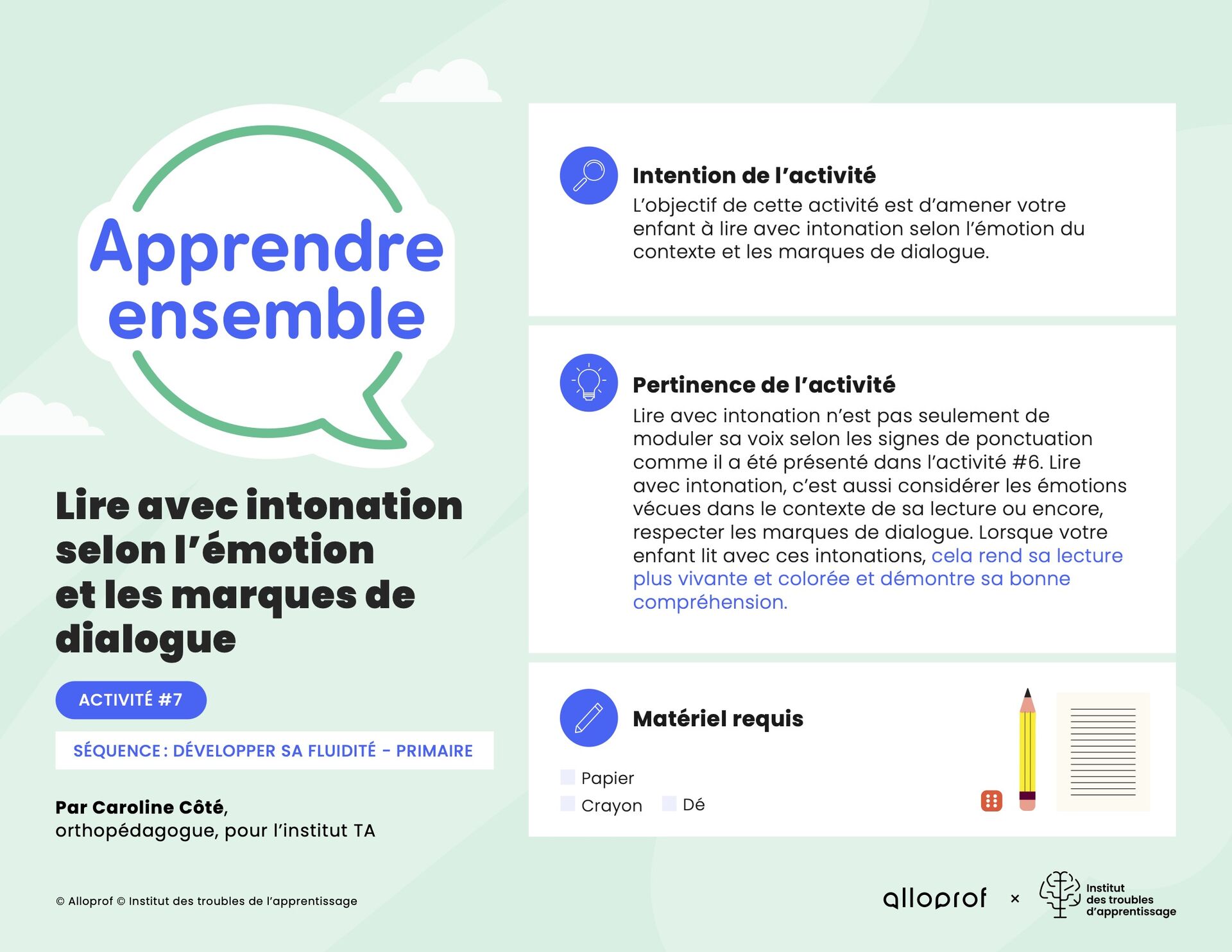 Lire avec fluidité | Alloprof