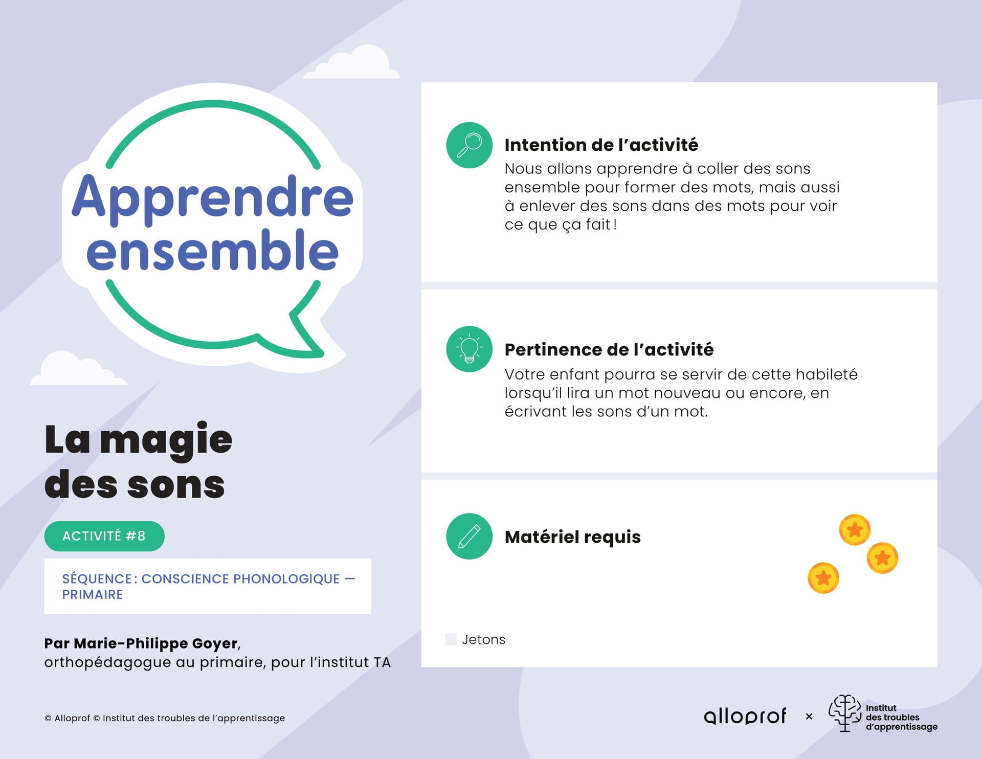 Conscience phonologique au primaire | Alloprof