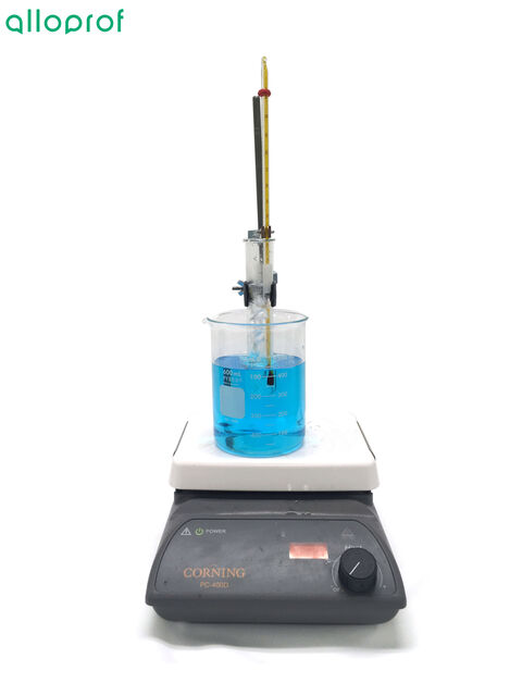 La détermination du point de fusion / point d'ébullition | Alloprof