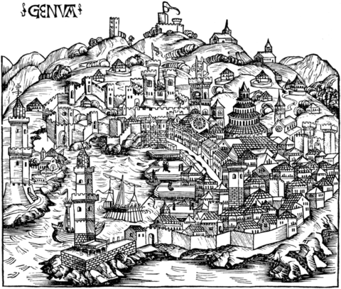 Major European trading cities in the Middle Ages (advanced notions ...