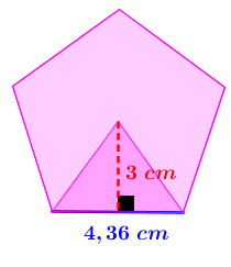 Le périmètre et l'aire des polygones réguliers | Secondaire | Alloprof