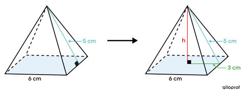 Le volume des pyramides | Secondaire | Alloprof