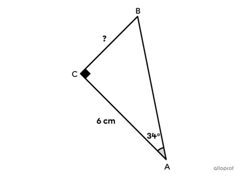The Trigonometric Ratio of Tangent | Secondaire | Alloprof