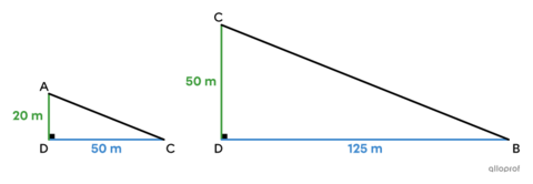 The Minimum Conditions for Similar Triangles | Secondaire | Alloprof