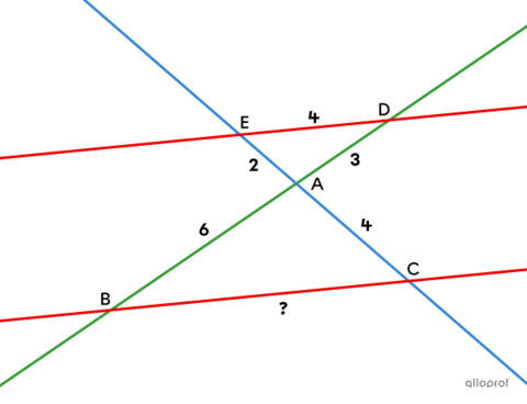 Thales’ Theorem | Secondaire | Alloprof