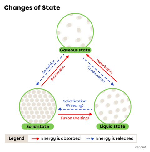 Changes of State | Secondaire | Alloprof