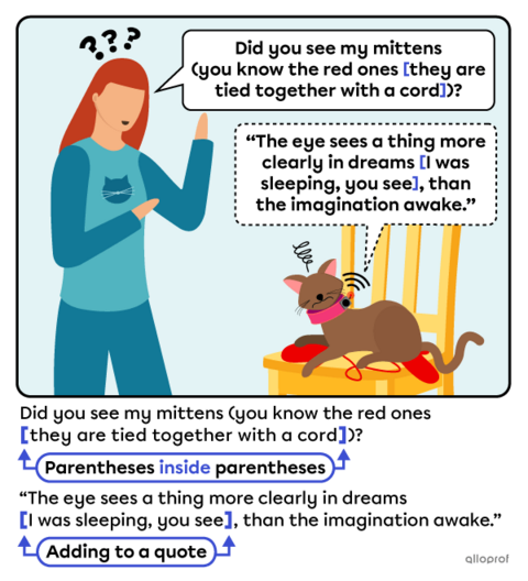 Punctuation—Parentheses ( ) & Brackets [ ] | Alloprof