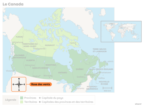 La carte géographique | Primaire | Alloprof