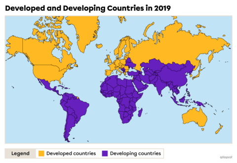 Developed and Developing Countries | Secondaire | Alloprof